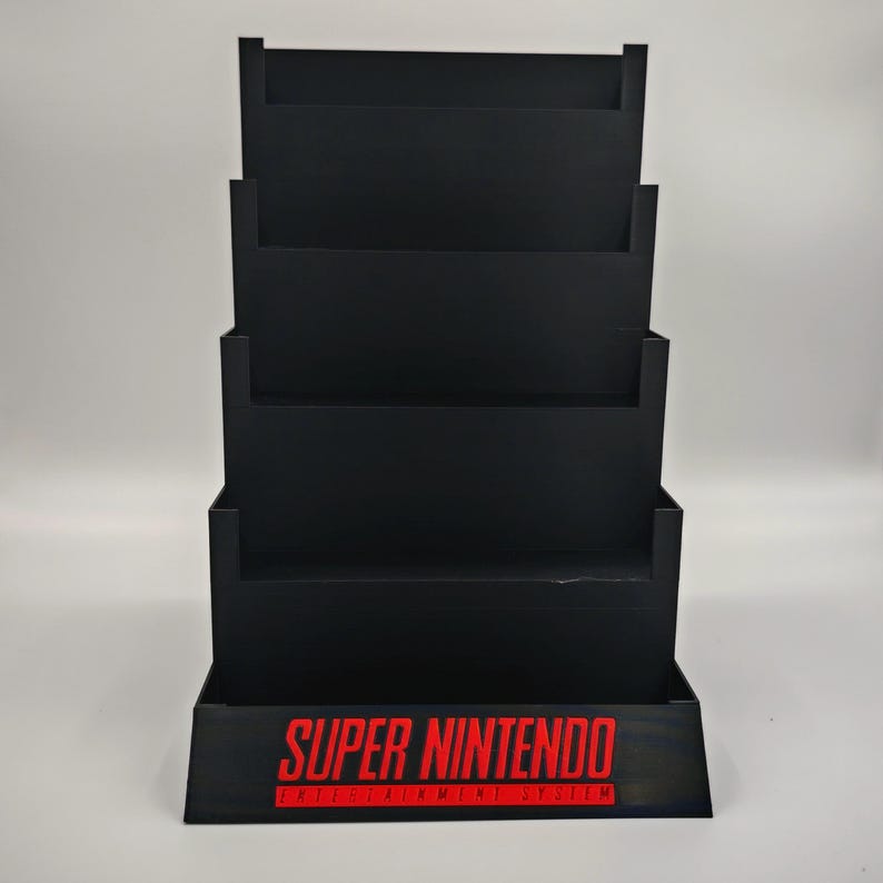 Super Nintendo - SNES Stacked Game Box Display Stand - Etsy