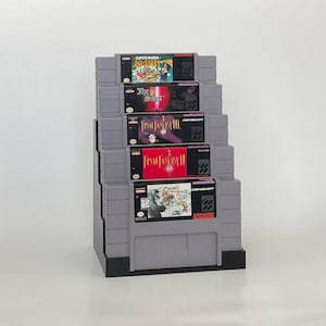 SNES Stacked Game Cartridge Tray - Etsy