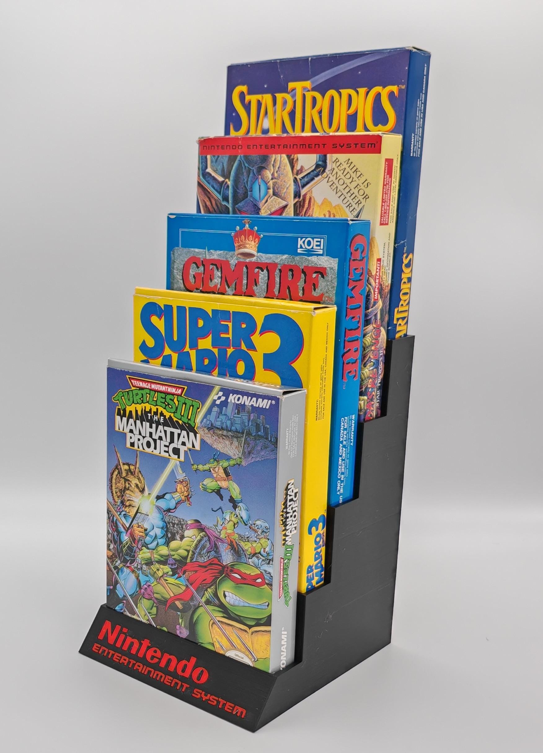 NES Stacked Game Box Display Stand - Etsy
