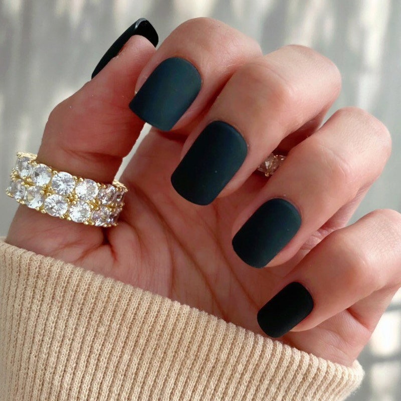 Matte Fake Nails - Etsy