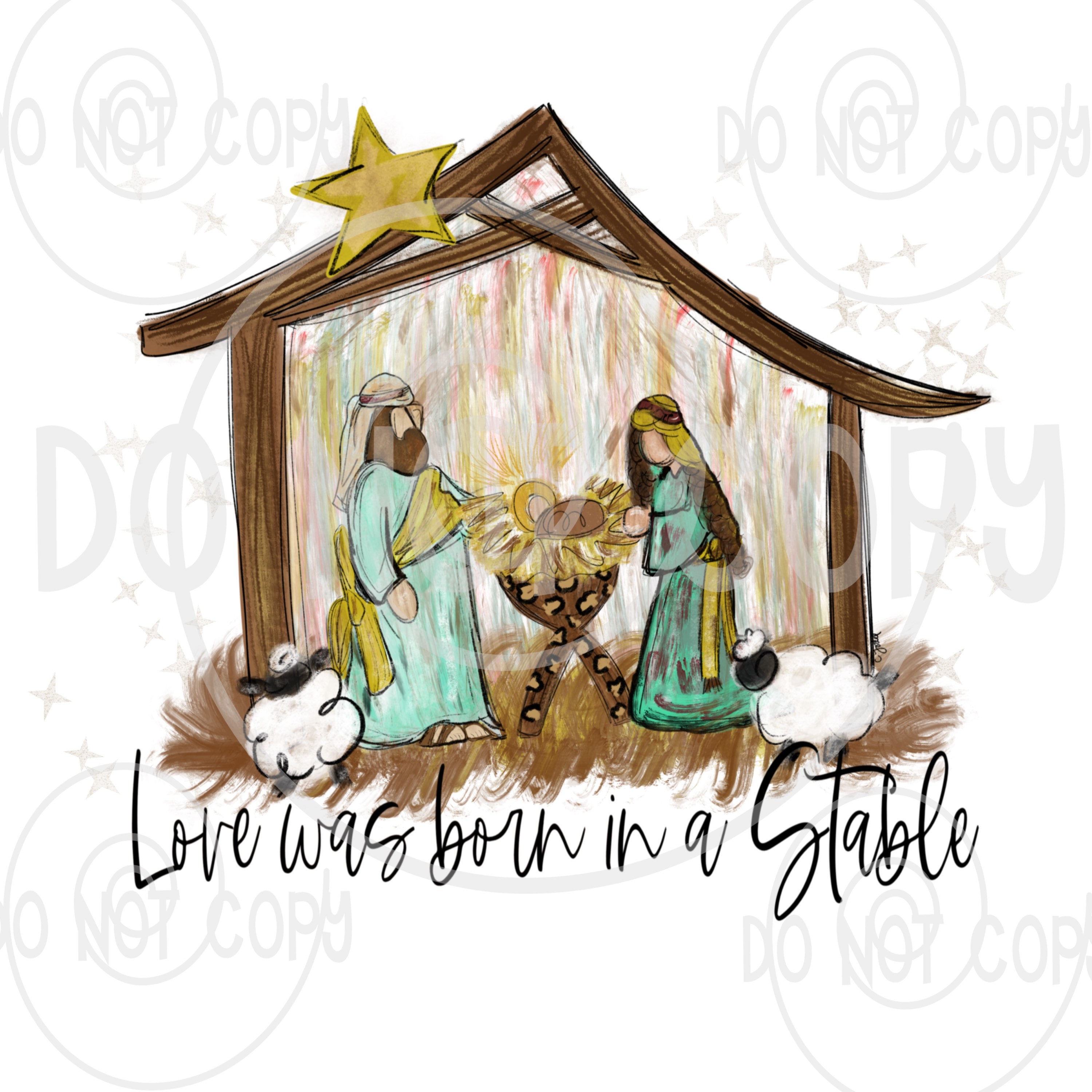 Stable Clipart Nativity Scene