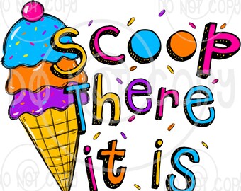 Ice Cream Heat Transfer - Etsy
