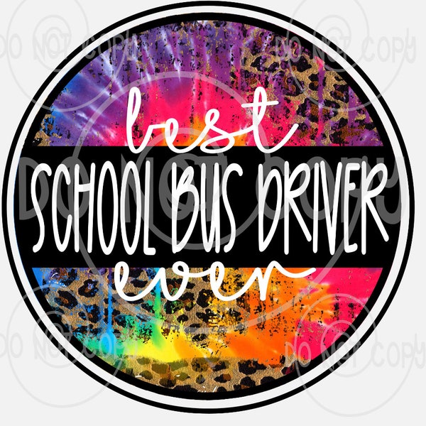 School Bus Driver Heat Transfers - Etsy