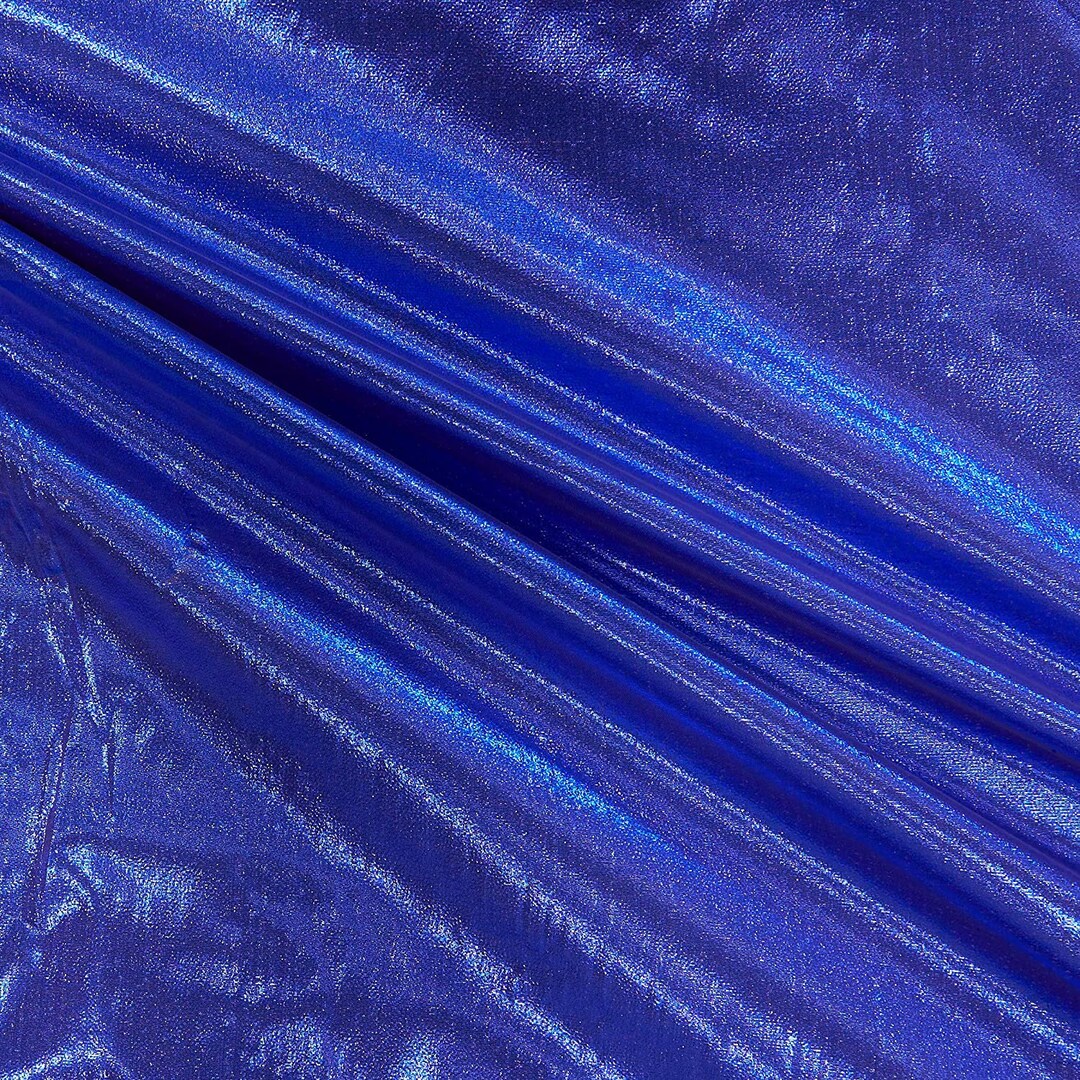 Tissue Lame Royal , Fabric by the Yard - Etsy