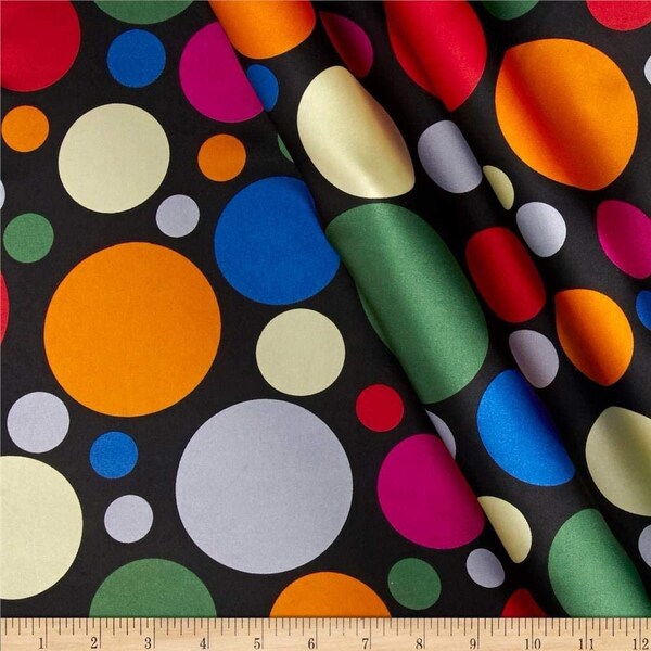 Multi Color Polka Dot Fabric - Etsy