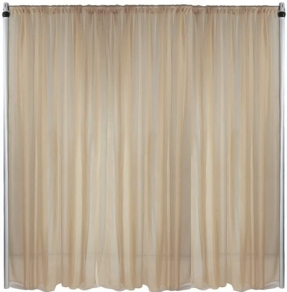 Sheer Voile Chiffon Fabric Draping Panels Use for Backdrop | Etsy