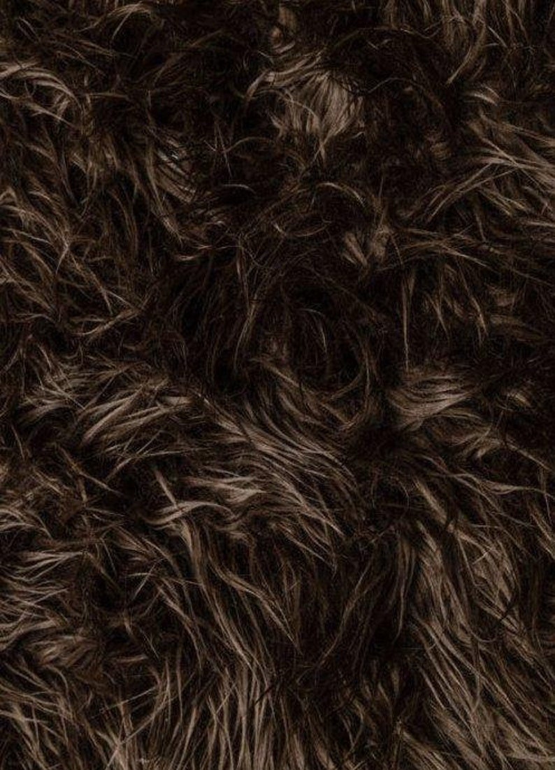Mongolian Long Pile Fur Fabric Soft and Smooth for Crafts - Etsy