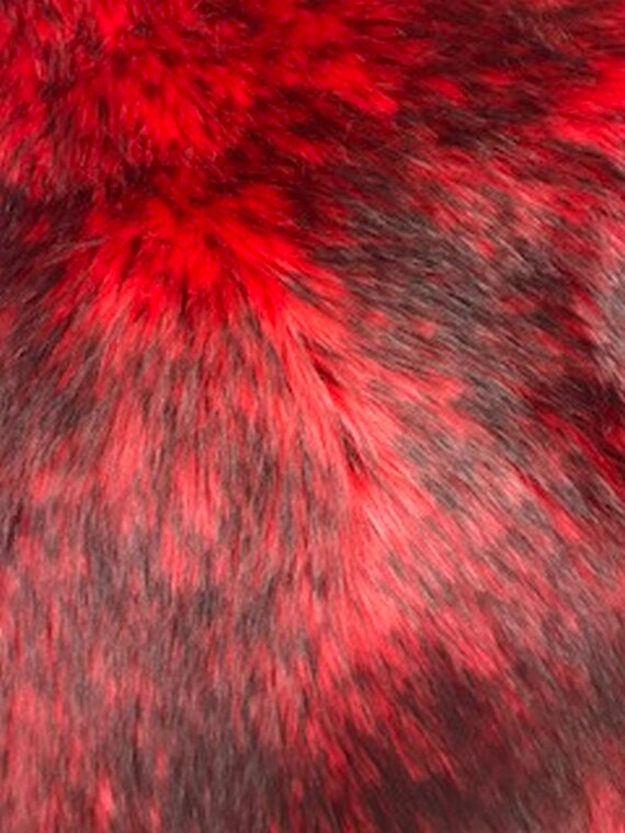 Fabric Husky Faux Fur Fabric By The Yard_ Shaggy Long Pile Fake Fur ...