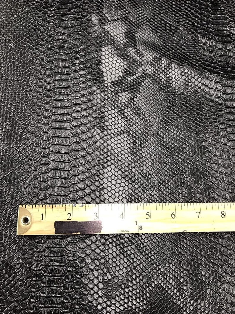 Snake Fake Leather Upholstery, Viper Snake Skin Texture PVC Vinyl ...