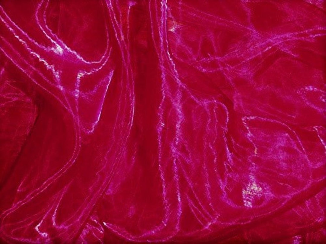 Polyester Soft Light Weight, Sheer, See Through Crystal Organza Fabric ...