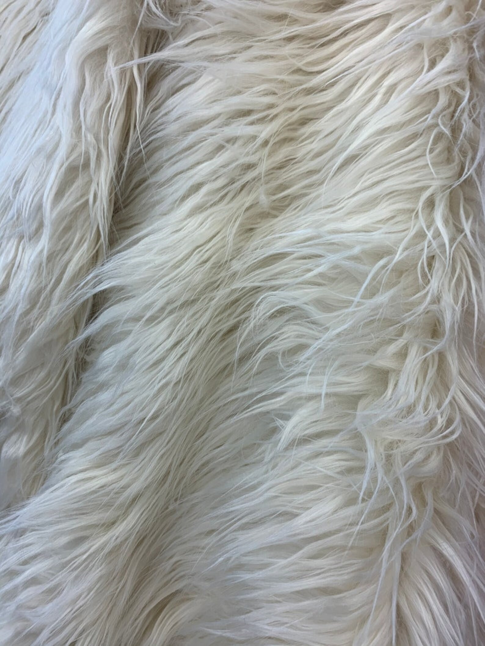 Mongolian Long Pile Fur Fabric Soft and Smooth for Crafts | Etsy