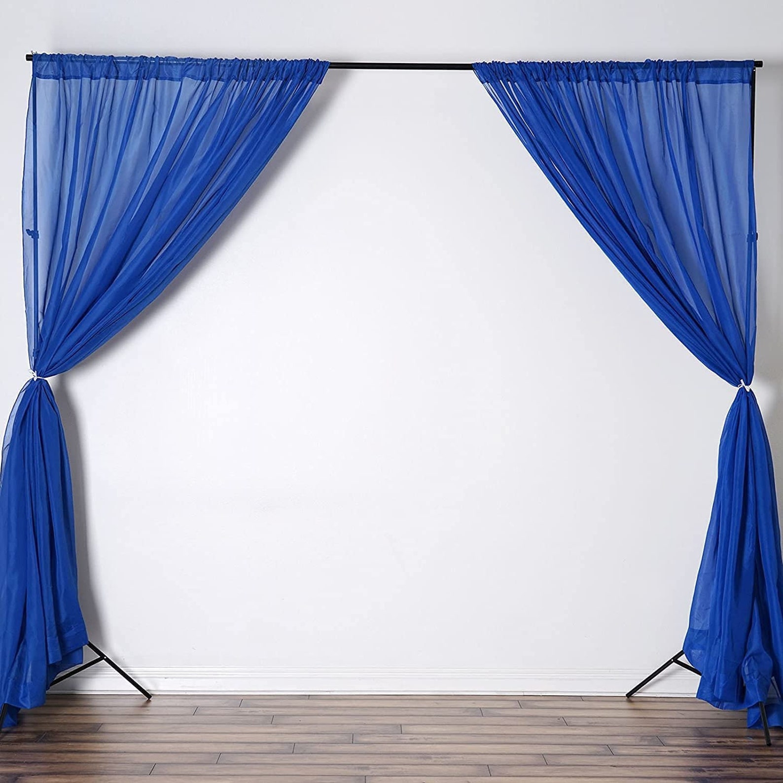 Sheer Voile Chiffon Fabric Draping Panels | Use for Backdrop Curtain 10 ...