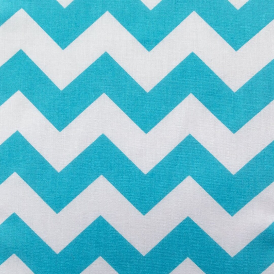 60" Wide 1 Inch Chevron Zig Zag Poly Cotton Fabric - Sold by the Yard ...