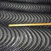 Wavy Curl Sequins on 4 Way Stretch Mesh Fabric by the Yard Used for ...