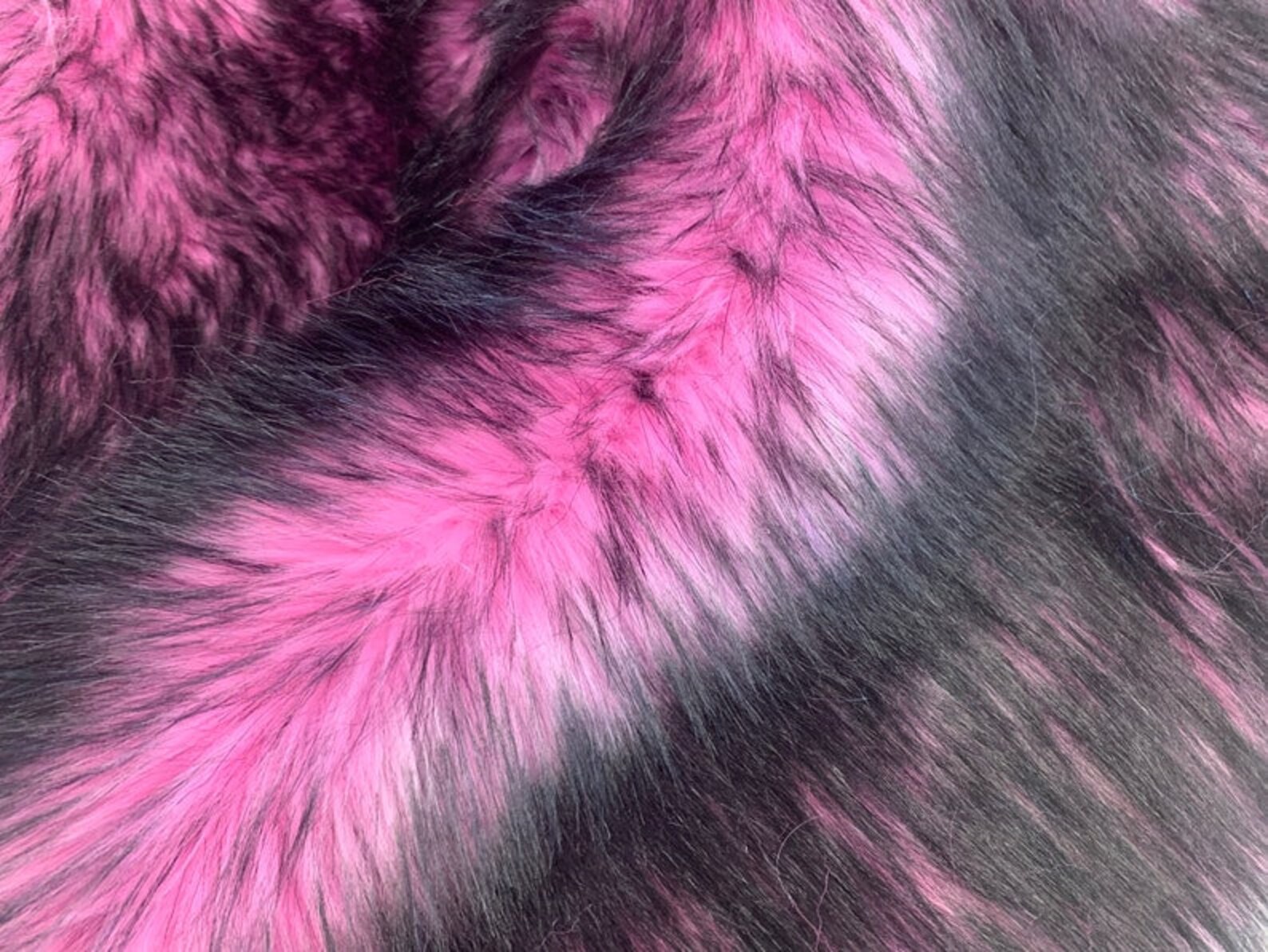 Husky Faux Fur Fabric by the Yard_ Shaggy Long Pile Fake Fur - Etsy
