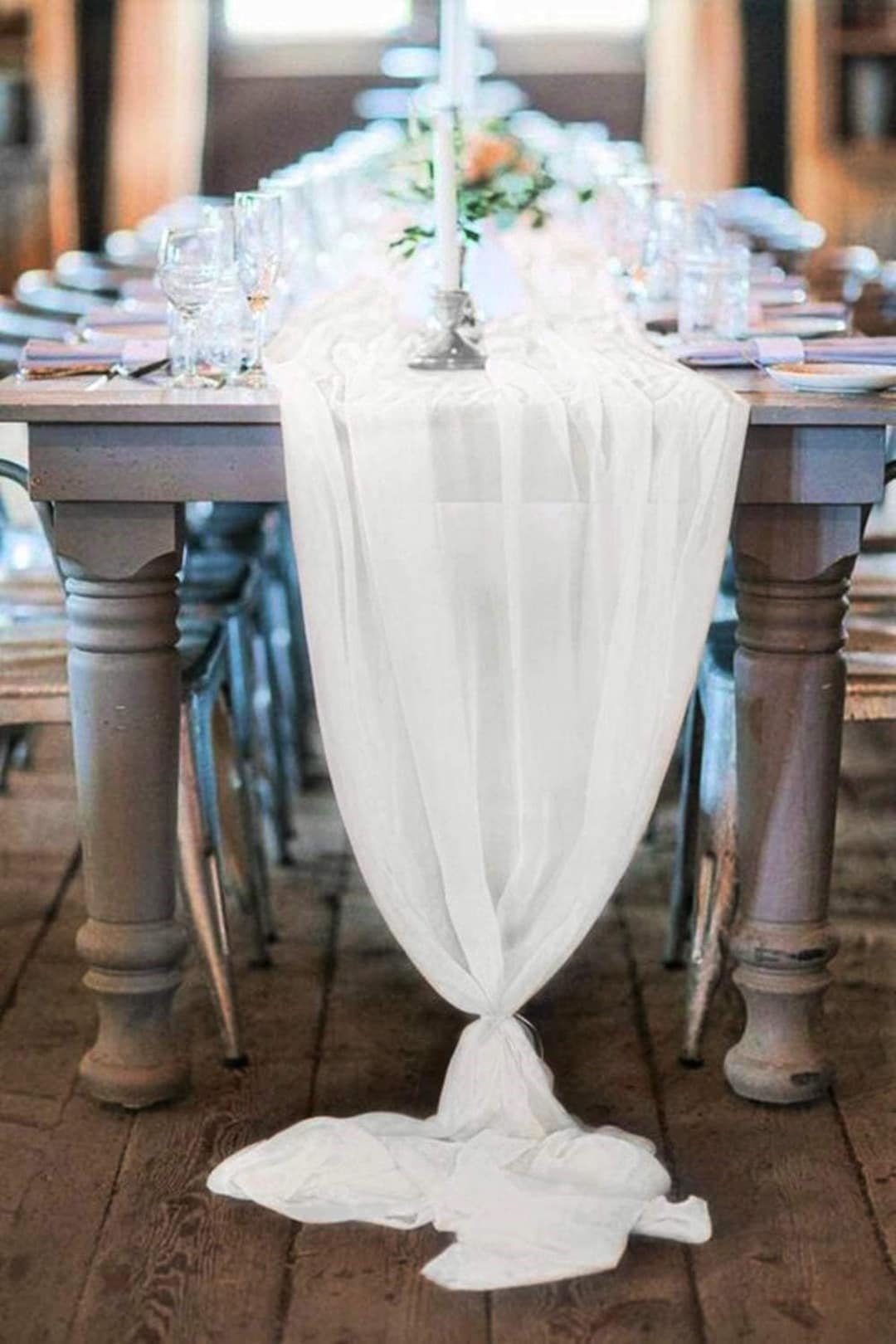 Chiffon Table Runner Extra Long, Wedding Runners, Holiday Table Runners ...