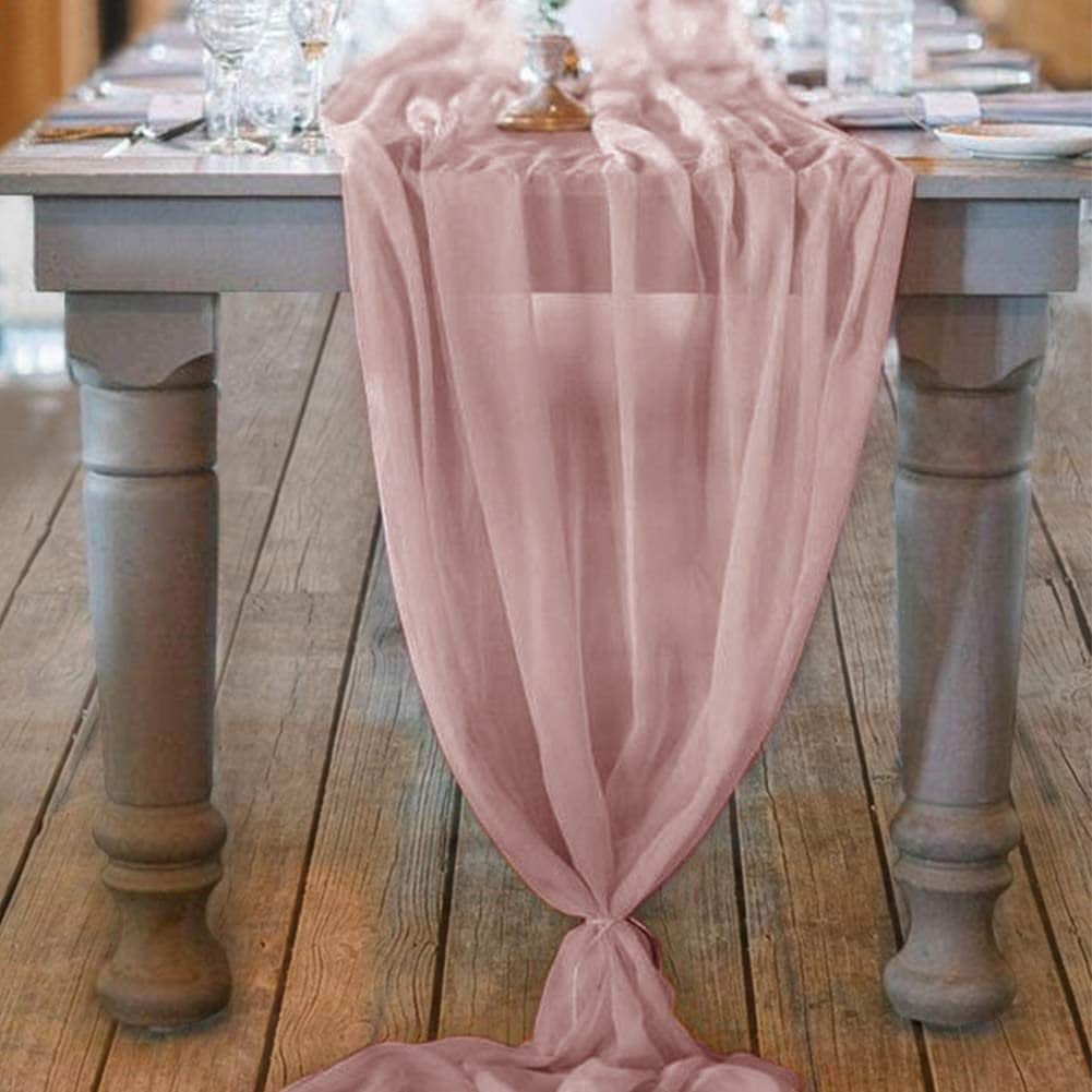 Chiffon Table Runner Extra Long Wedding Runners Holiday - Etsy