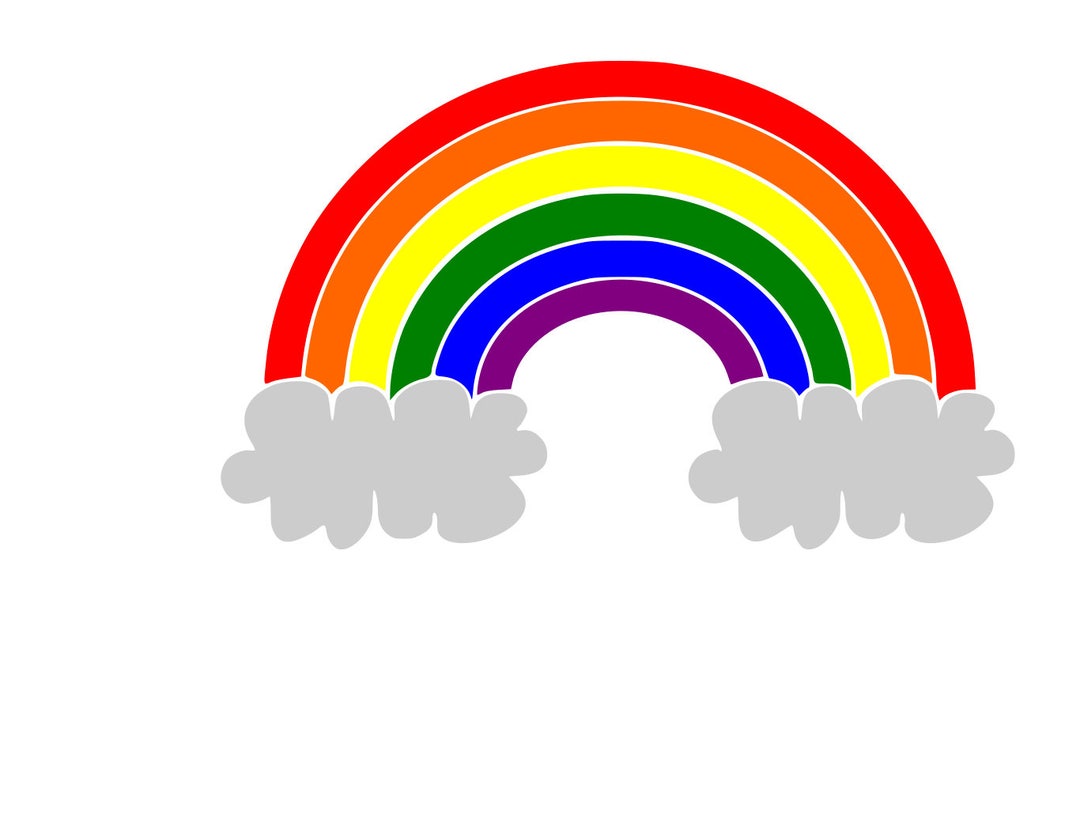 Rainbow SVG / Cut File / Cricut / Silhouette / Cameo / Paper Crafting ...