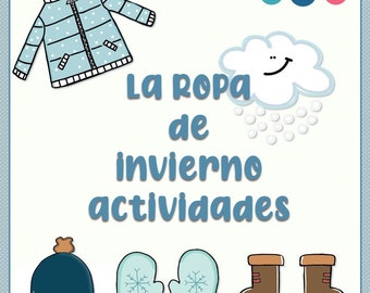 Winter Clothes Printable Activity Pack, Preschool Printables, Tracing ...