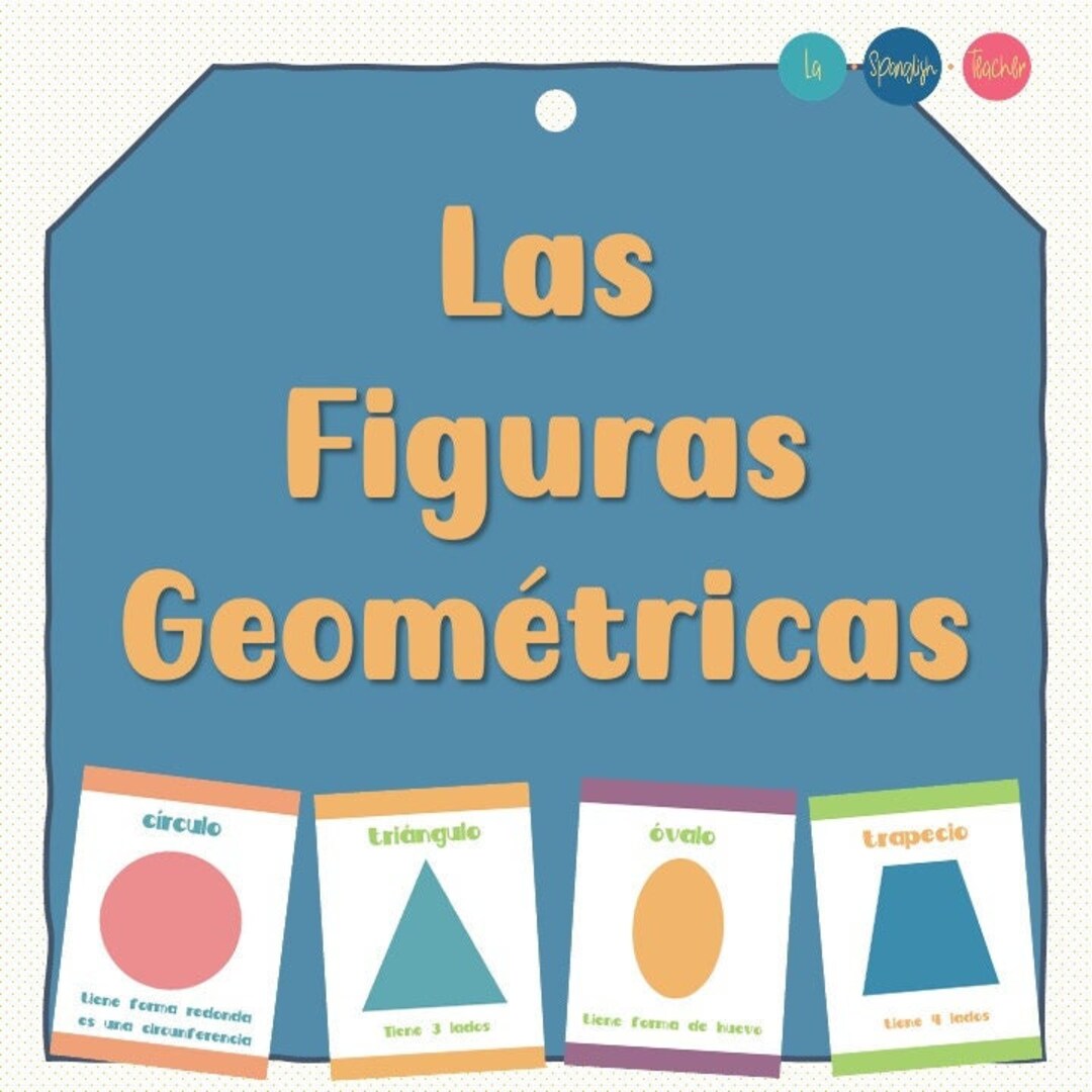 Spanish Shapes Posters Spanish Vocabulary Posters Classroom - Etsy