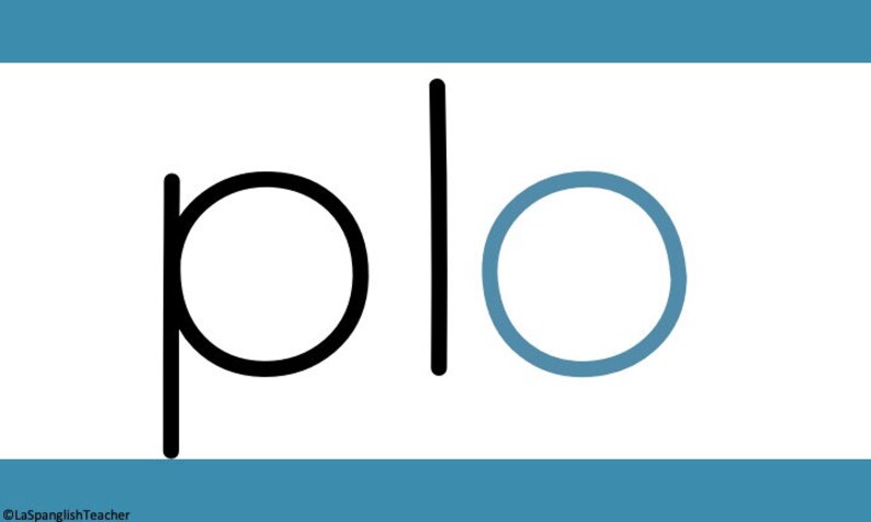 Spanish Blends Cards, Carretillas, Learning to Read, Spanish Card Games ...