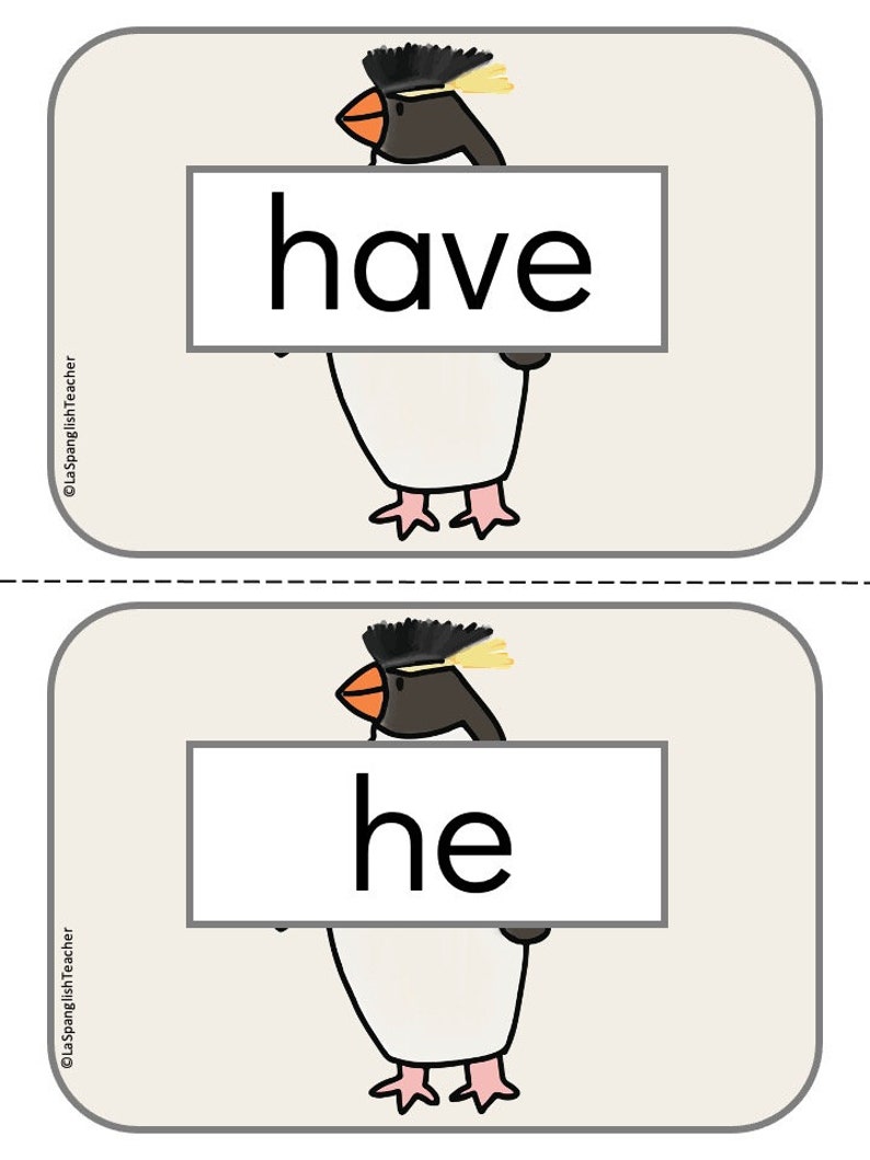 Kindergarten Dolch Sight Words Flashcards and Worksheets, Vocabulary ...