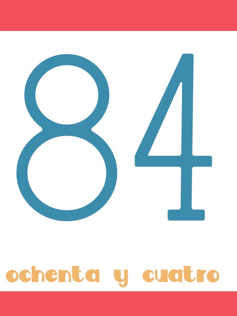 Spanish Numbers Posters, Numbers 0-100, Spanish Vocabulary Cards ...