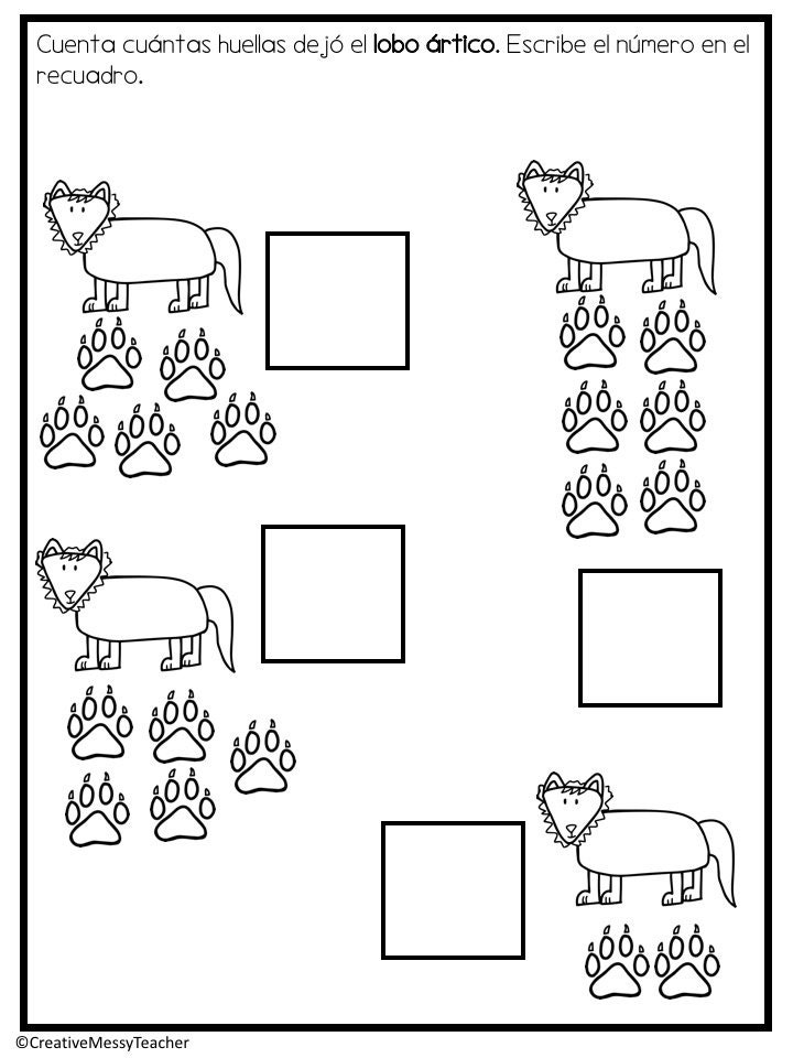 Arctic and Antarctic Animals Spanish Unit Study, Animales Del Artico ...