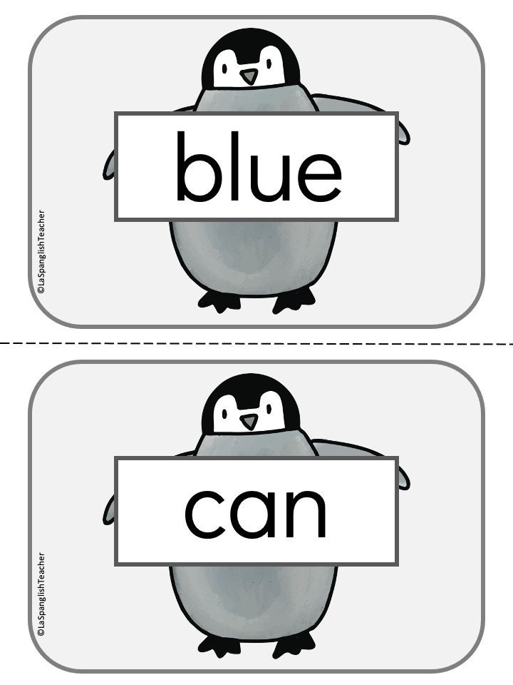 Prek Dolch Sight Words Flash Cards and Worksheets, Preschool Printables ...