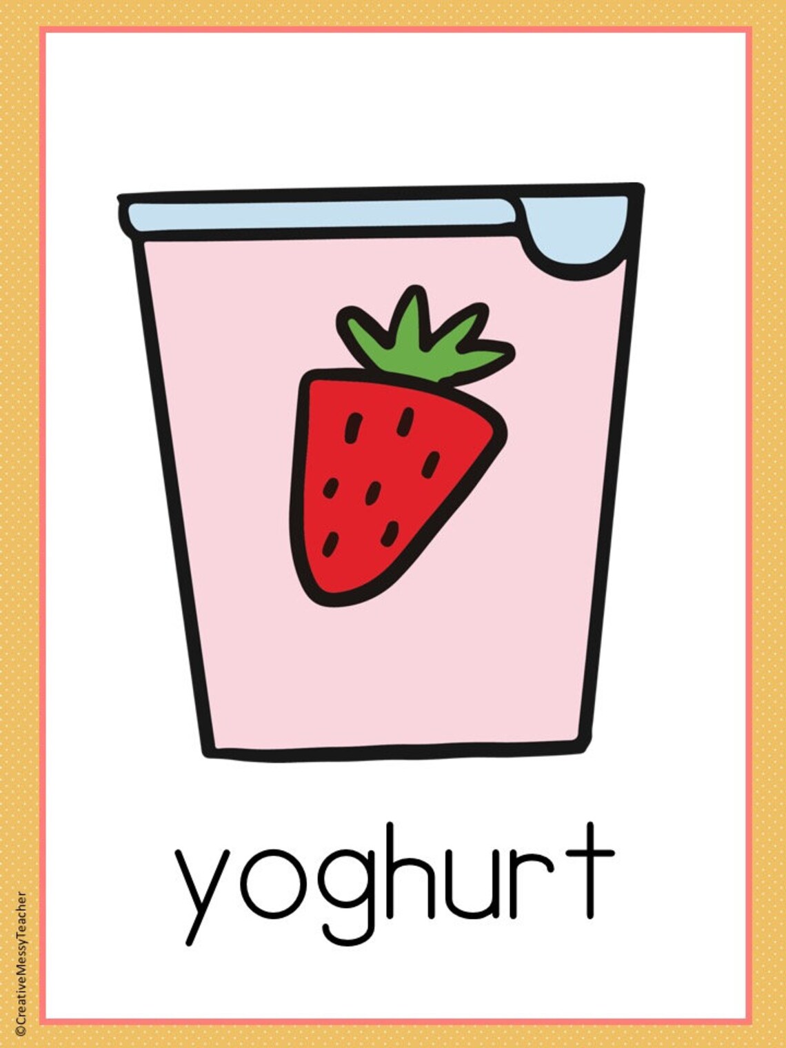 Breakfast Vocabulary Printable Flashcards, Word Wall Cards, Food Cards ...