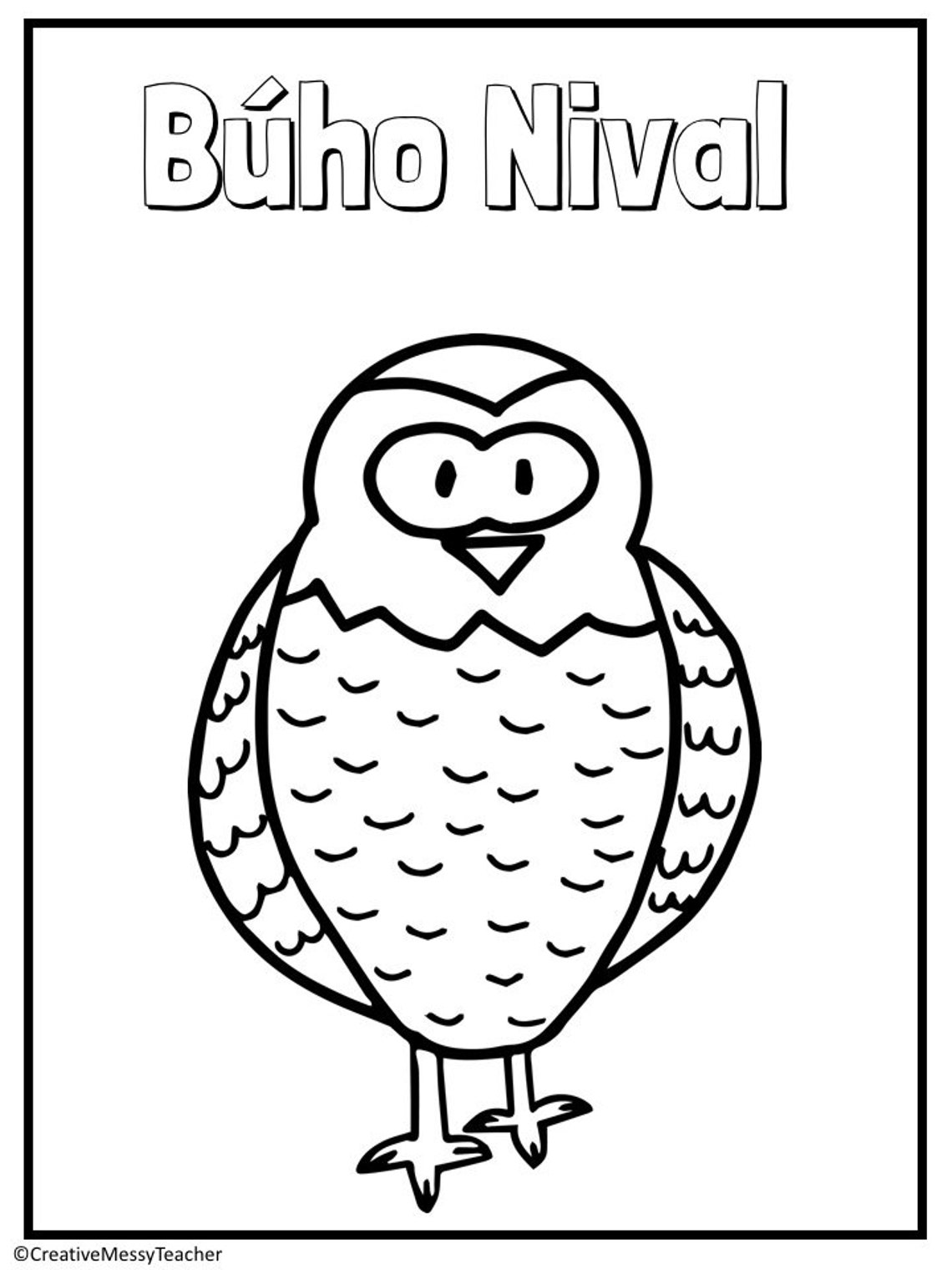 Arctic Animals Spanish Coloring Pages, Winter Animals Coloring Pages ...