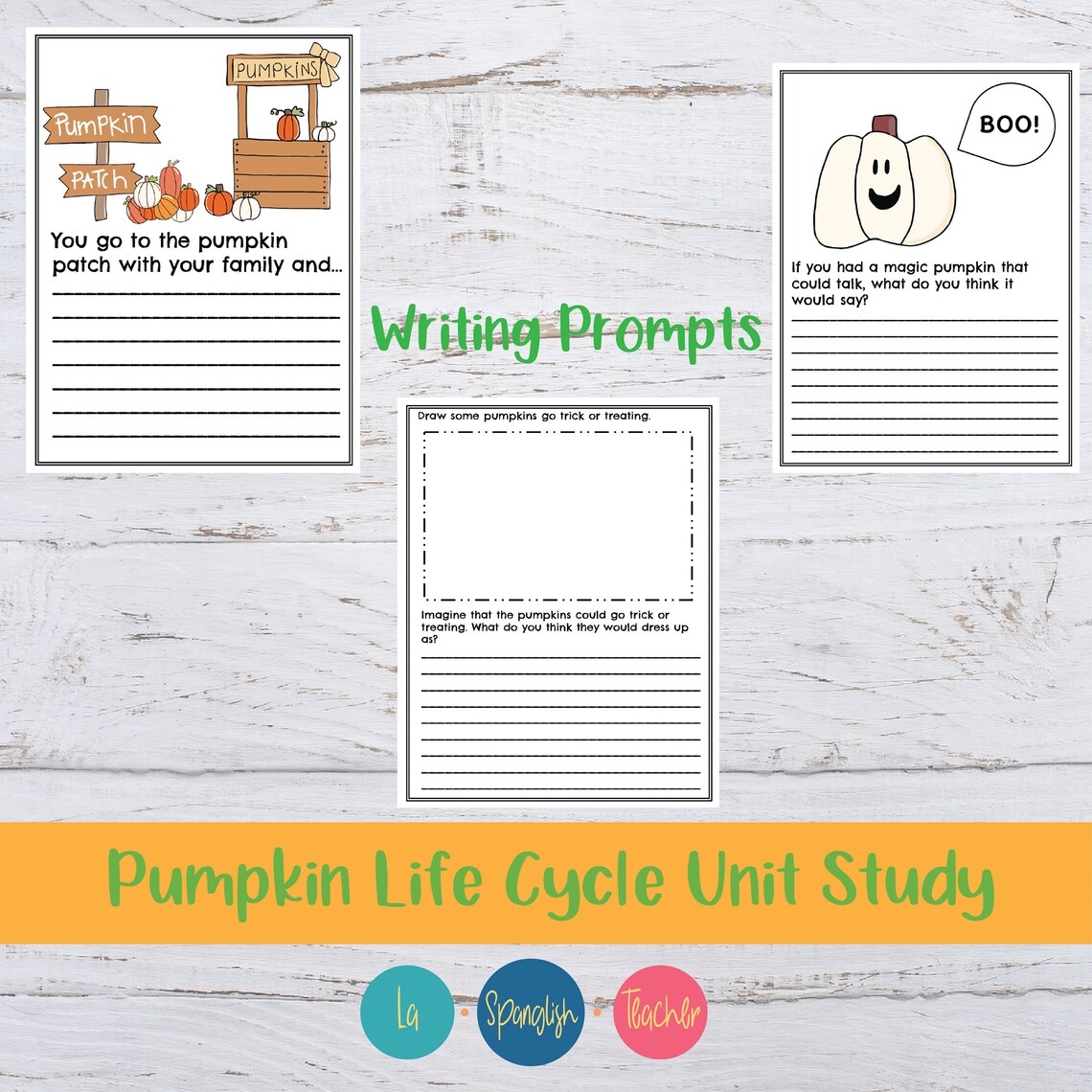 Pumpkin Unit Study Pumpkin Life Cycle Pumpkin Anatomy Mini - Etsy