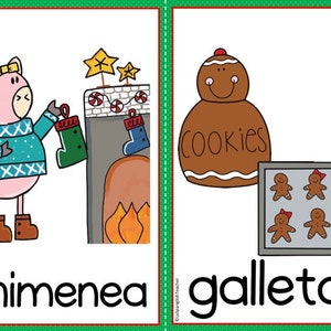 Spanish Christmas Flashcards, Spanish Christmas Vocabulary Cards ...