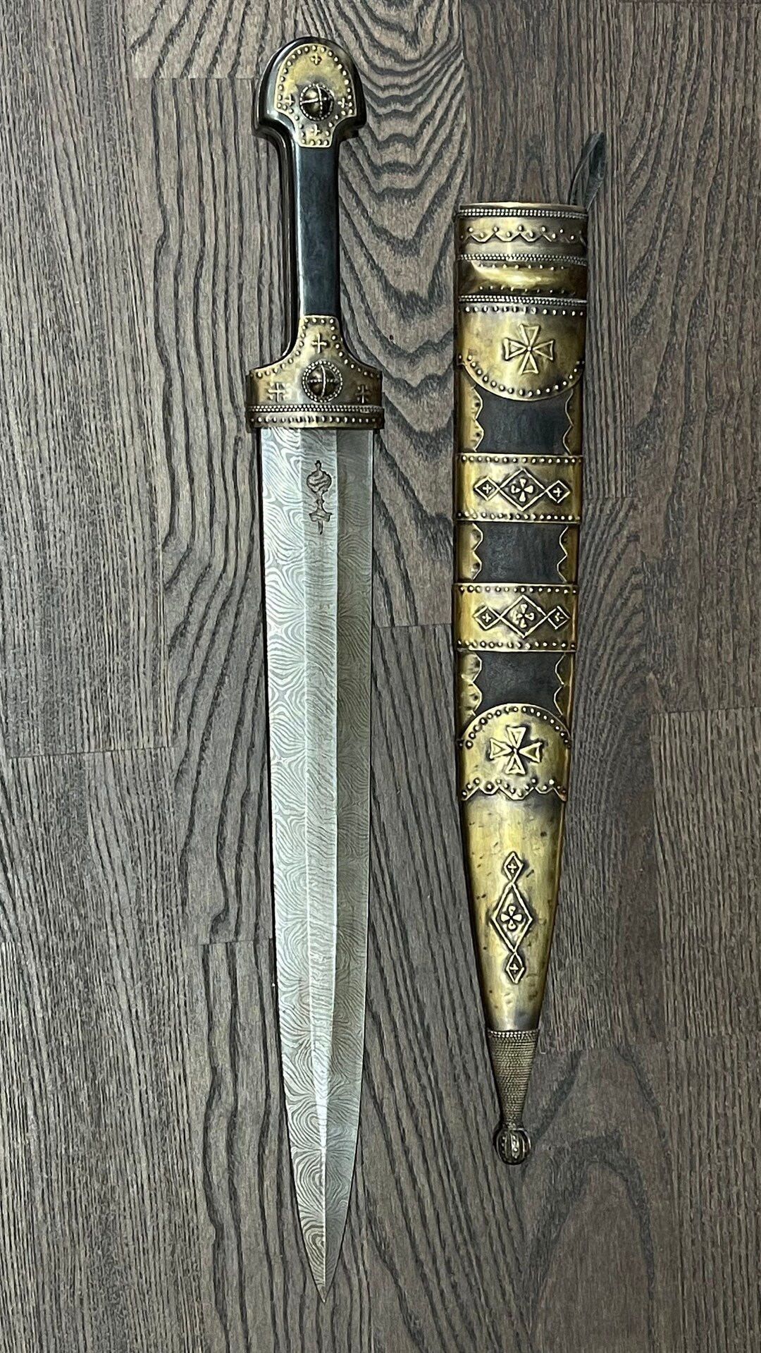 Handmade Traditional Dagger Damascus Steel Blade - Etsy