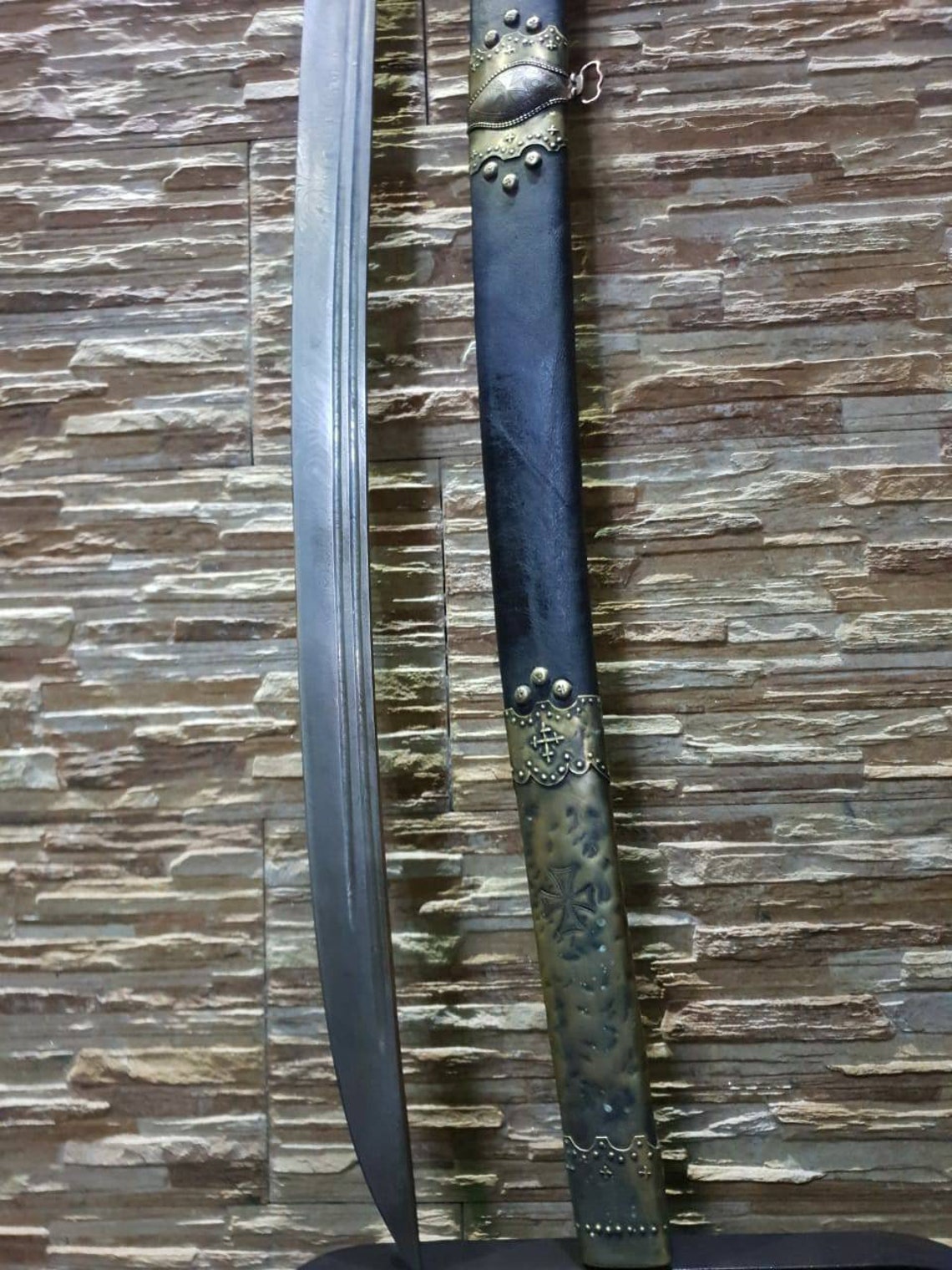 Amazing handmade traditional Shamshir Damascus steel blade | Etsy