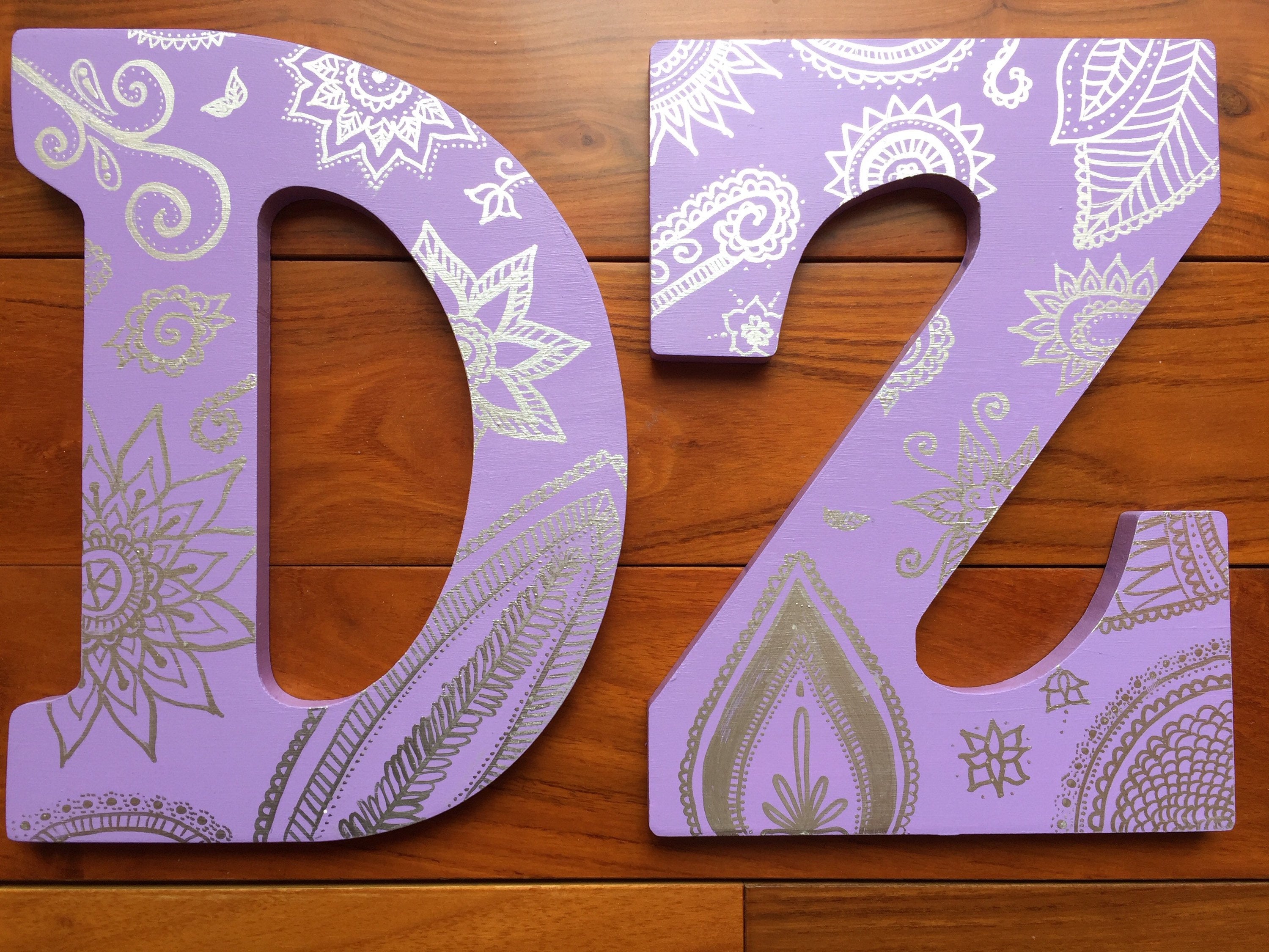 Alpha Chi Omega Painted Wooden Letters - Etsy