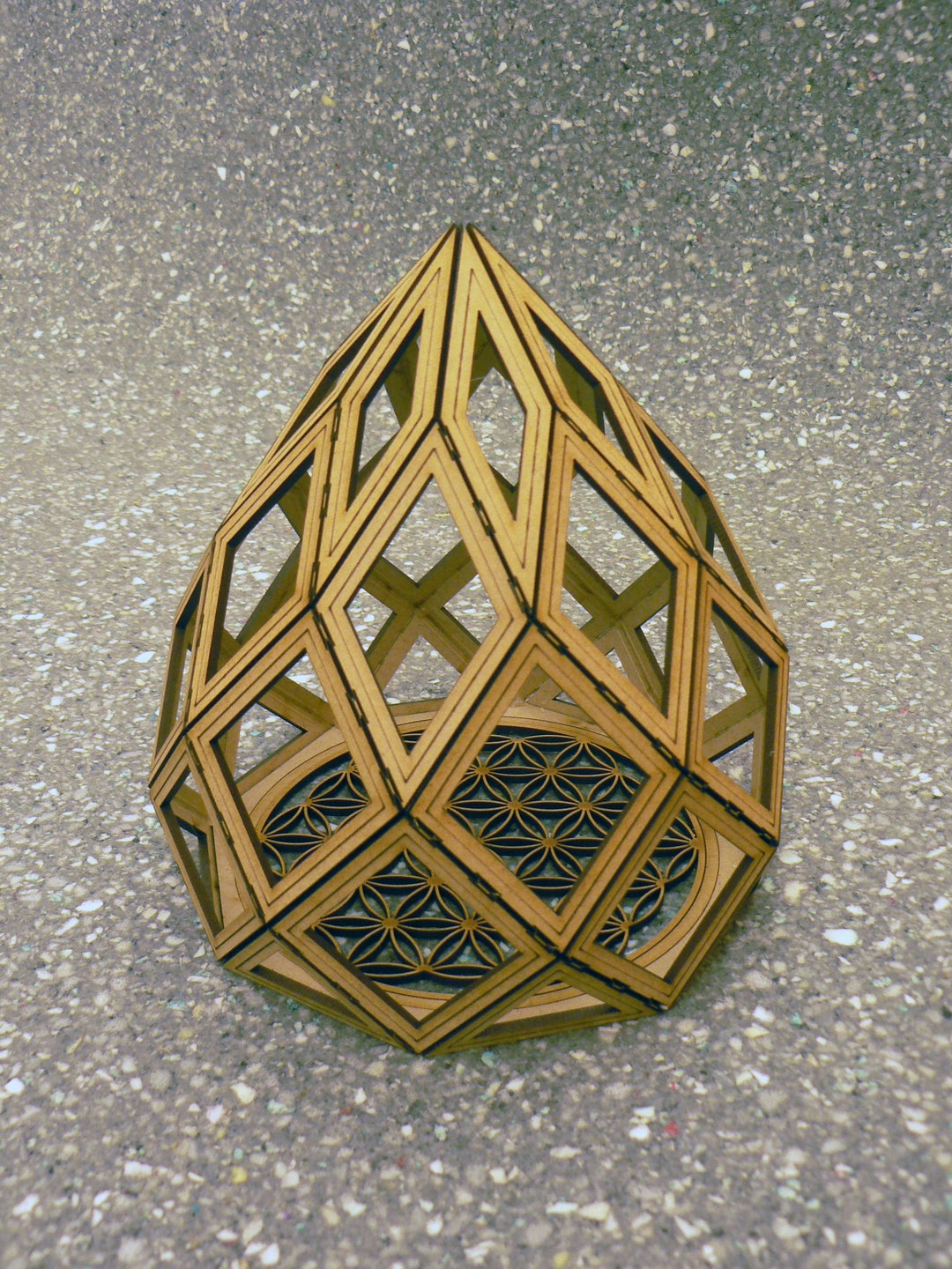 Zome 8 octagonal Base and Its Flower of Life - Etsy