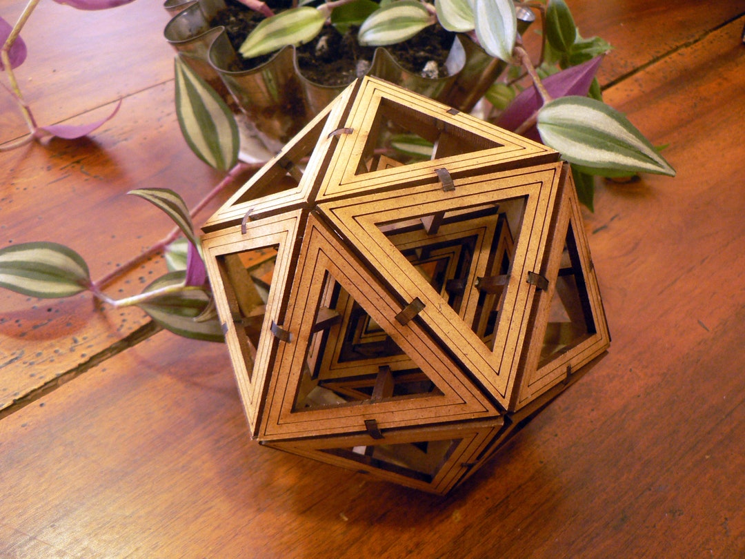 Icosaèdre à 3 niveaux de profondeur - Etsy France