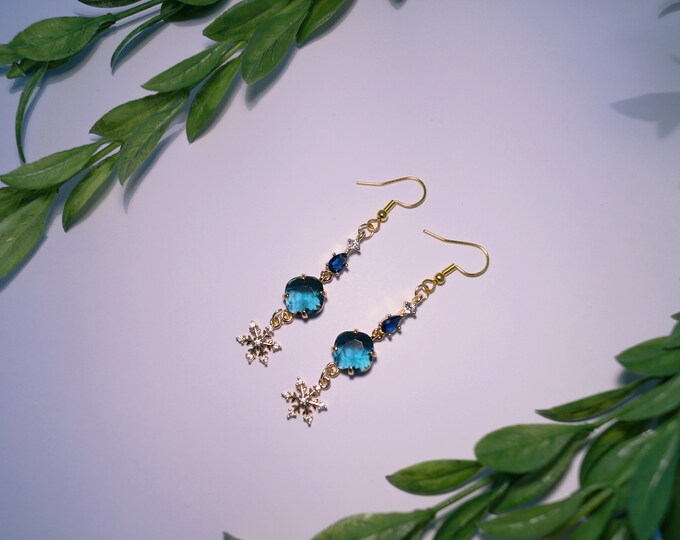 Genshin Impact Kaeya Inspired Earrings - Etsy