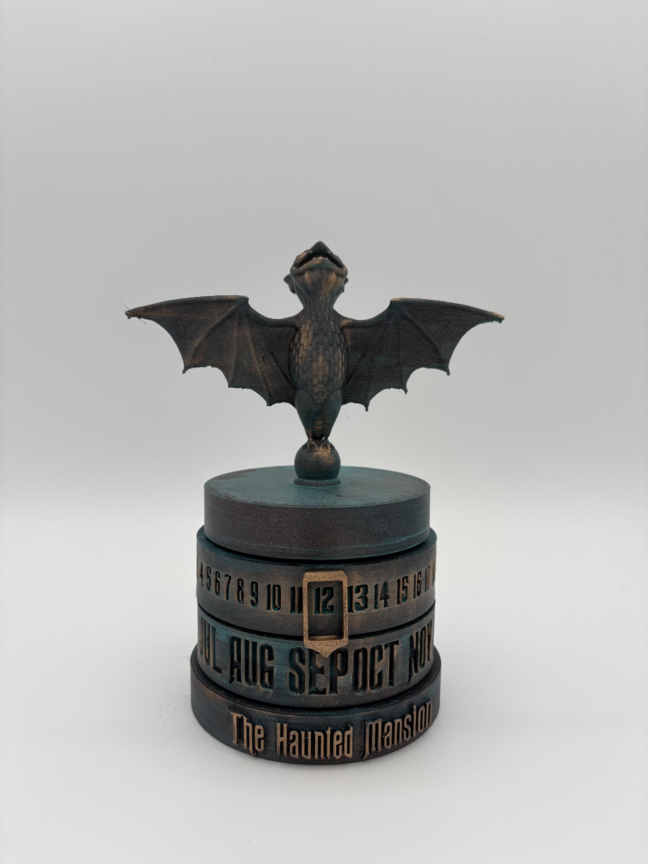 Bat Perpetual Calendar - Etsy