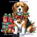 10 Cute Christmas Beagle PNG Sublimation Design | Beagle Dog PNG ...