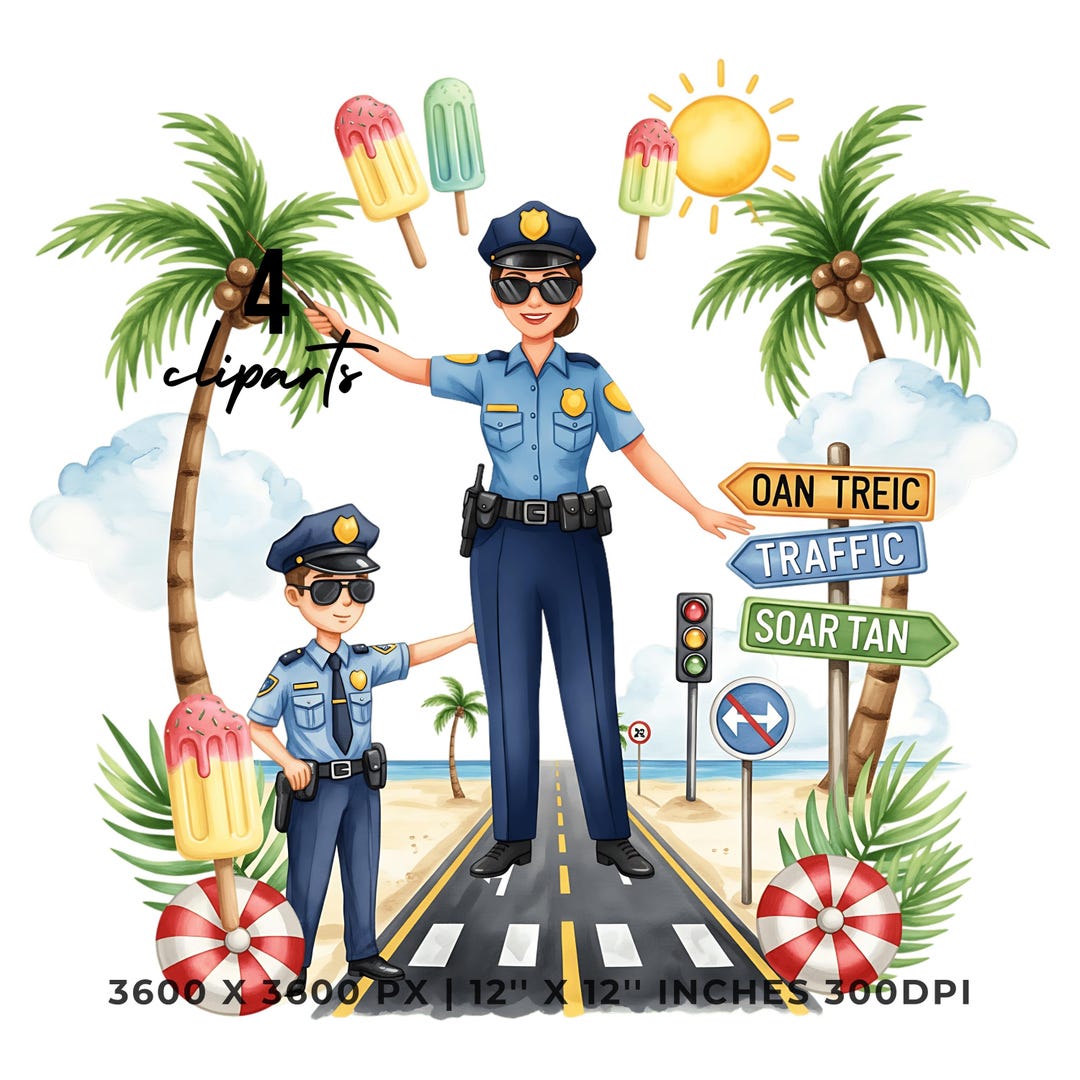 Police Officer Beach Traffic | Summer Patrol | Law & Order Theme | 4 ...