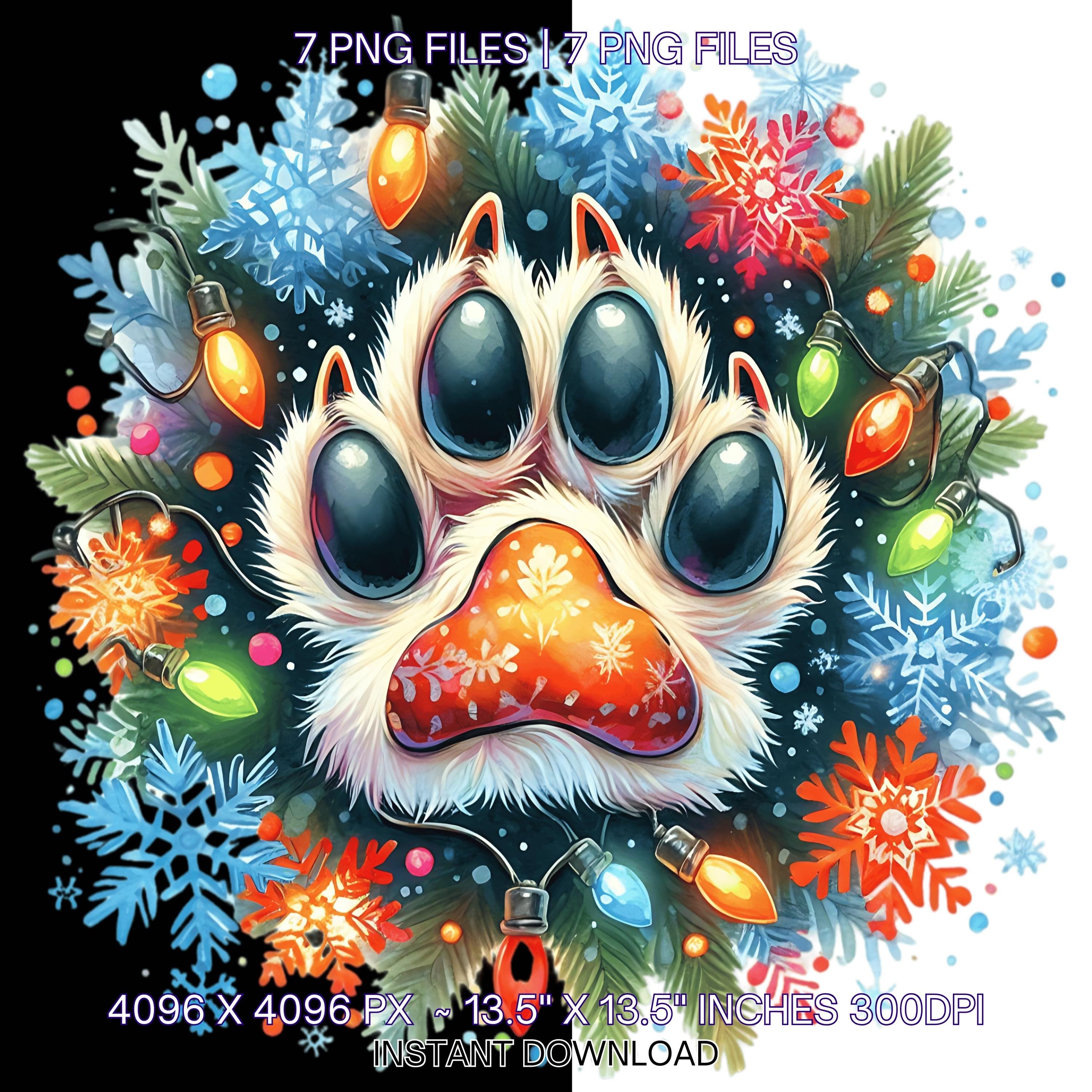7 Dog Paw Clipart | Dog Paw Clipart PNG | Christmas Dog Paw Clipart PNG ...