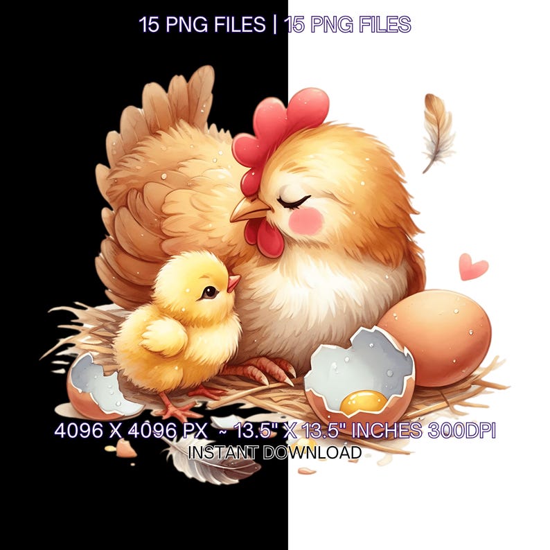 15 Chicken With Egg Clipart Hen With Egg Clipart Hen and Eggs Clipart ...