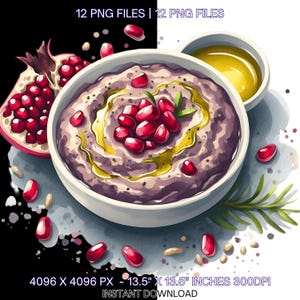 12 Arab Food Clipart Prints Clipart PNG | Exotic Food Arab Food ...