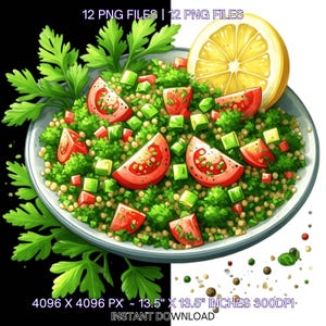 12 Arab Food Clipart Prints Clipart PNG Exotic Food Arab Food ...