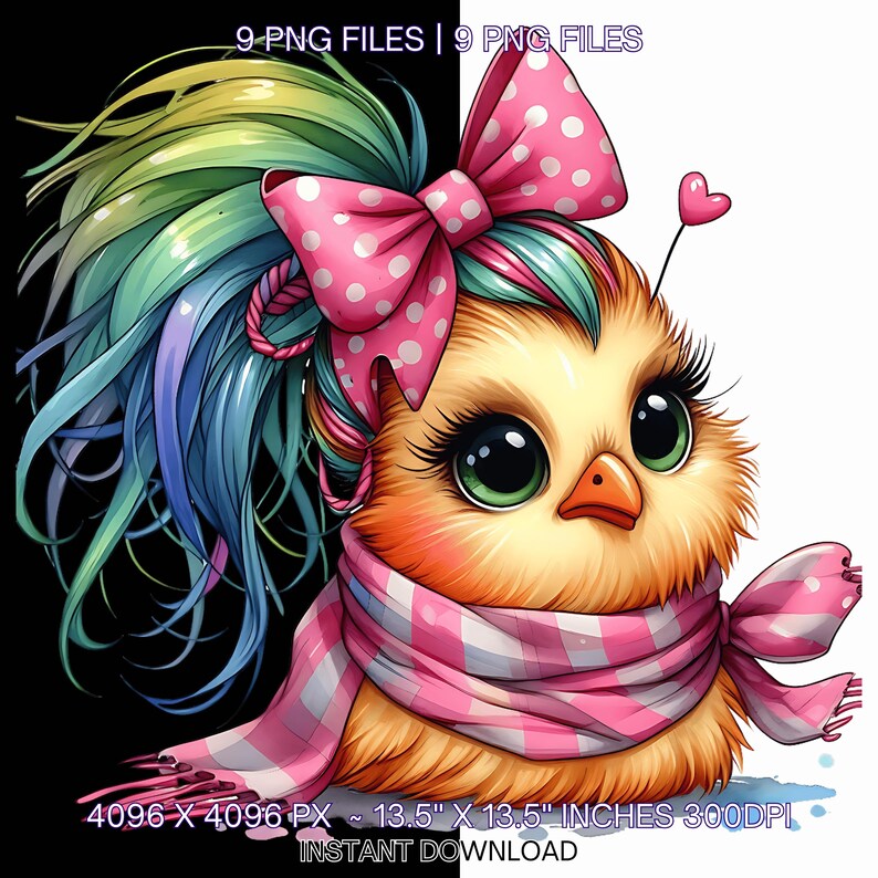 9 Chicken PNG | Chicken Clipart | Cute Crazy Chicken Sublimation ...