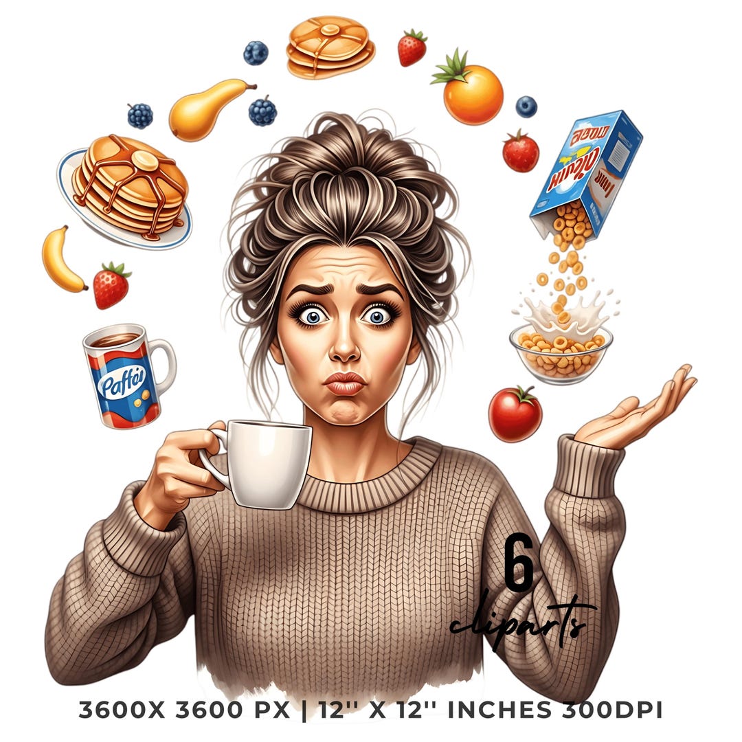 Frazzled Mom Life PNG Clipart Bundle | Slippy Mom Sublimation | Magical ...