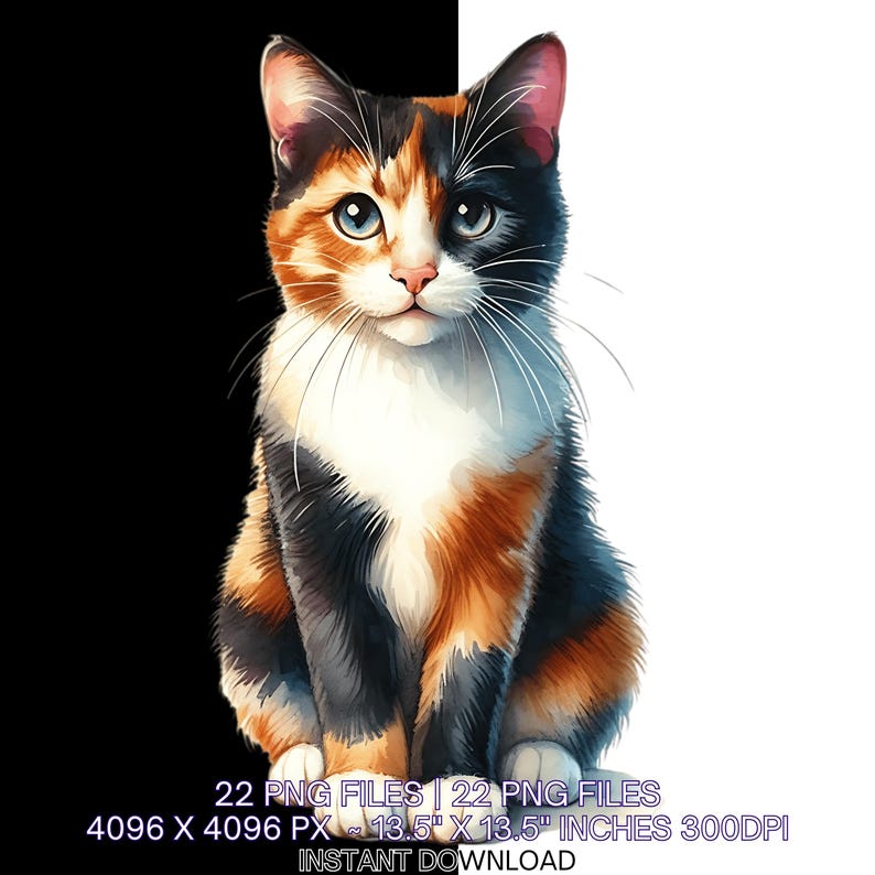 22 Cat Breeds Clipart Bundle Cats Clipart Pet Animals Clipart ...