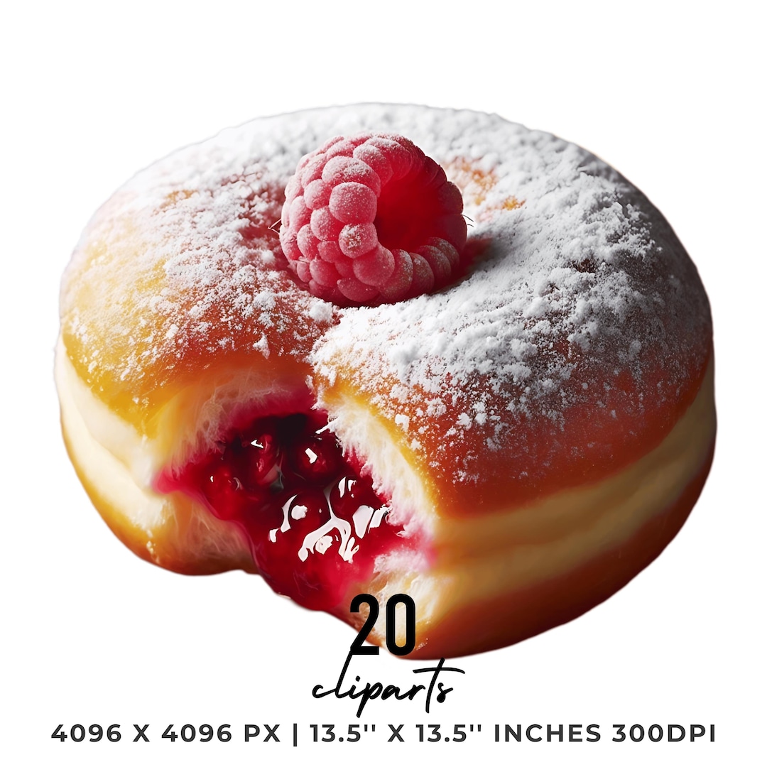 20 Watercolor Donuts Clipart | Sweet Bakery Food Clipart | Donut ...